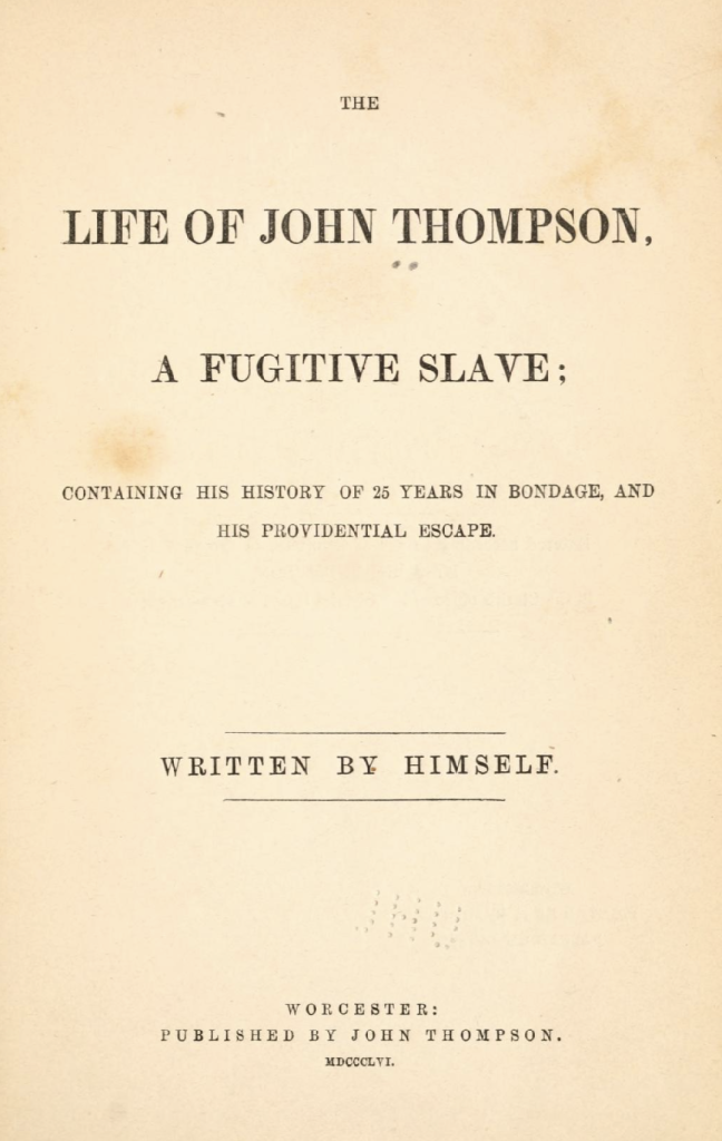 John Thompson - Southern Maryland Equity in History Coalition